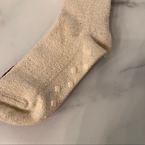 kate spade | Accessories | Kate Spade Nonslip Fuzzy Polka Dot Pink ...